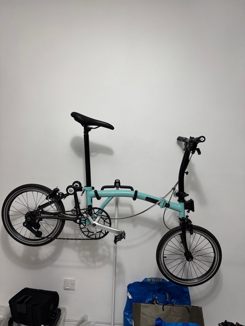 Brompton Superlight original Turkish green, Sports Equipment, Bicycles ...
