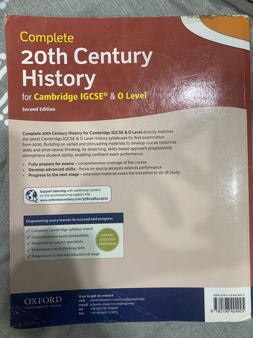 Cambridge History Textbook (2nd ed.), Hobbies & Toys, Books & Magazines ...