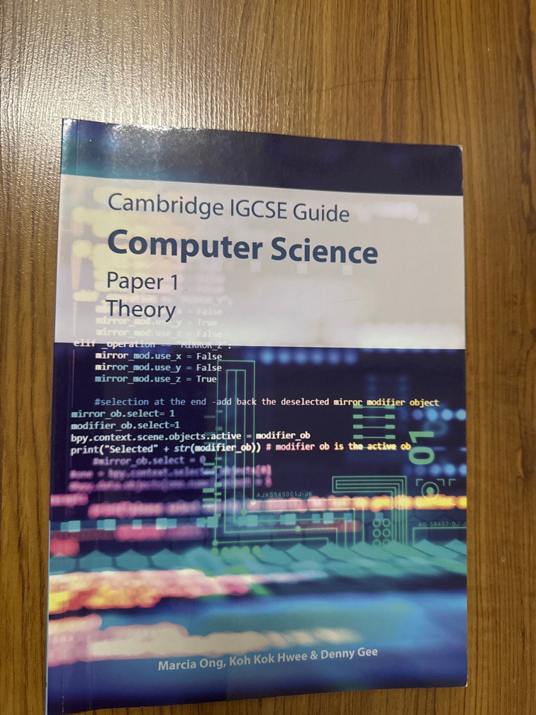 Cambridge IGCSE Computer Science, Hobbies & Toys, Books & Magazines ...