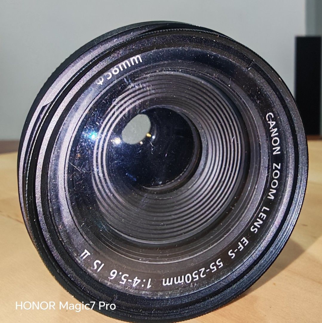 CANON EOS EF-S 55-250mm Image Stabilizer Lens with Kumiko Super UV ...