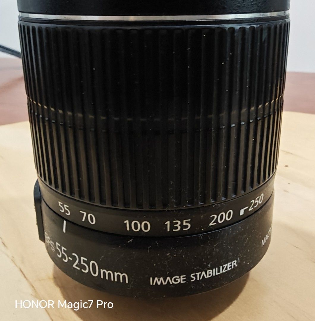 CANON EOS EF-S 55-250mm Image Stabilizer Lens with Kumiko Super UV ...