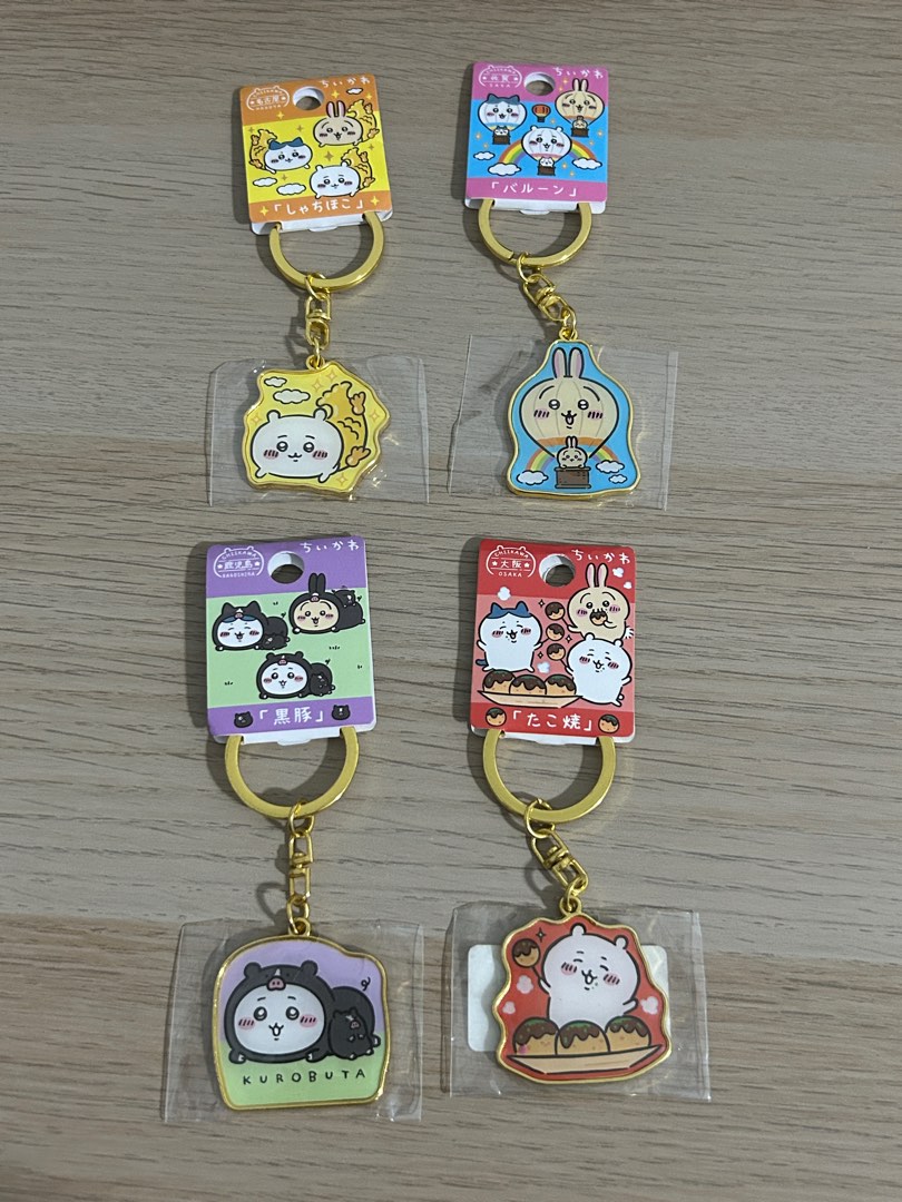 Chiikawa Usagi Region Prefecture Exclusive Metal Keychains, Hobbies ...