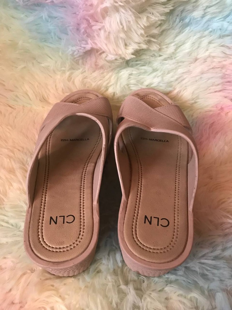 CLN BEIGE SANDALS, Women's Fashion, Footwear, Flats & Sandals on Carousell