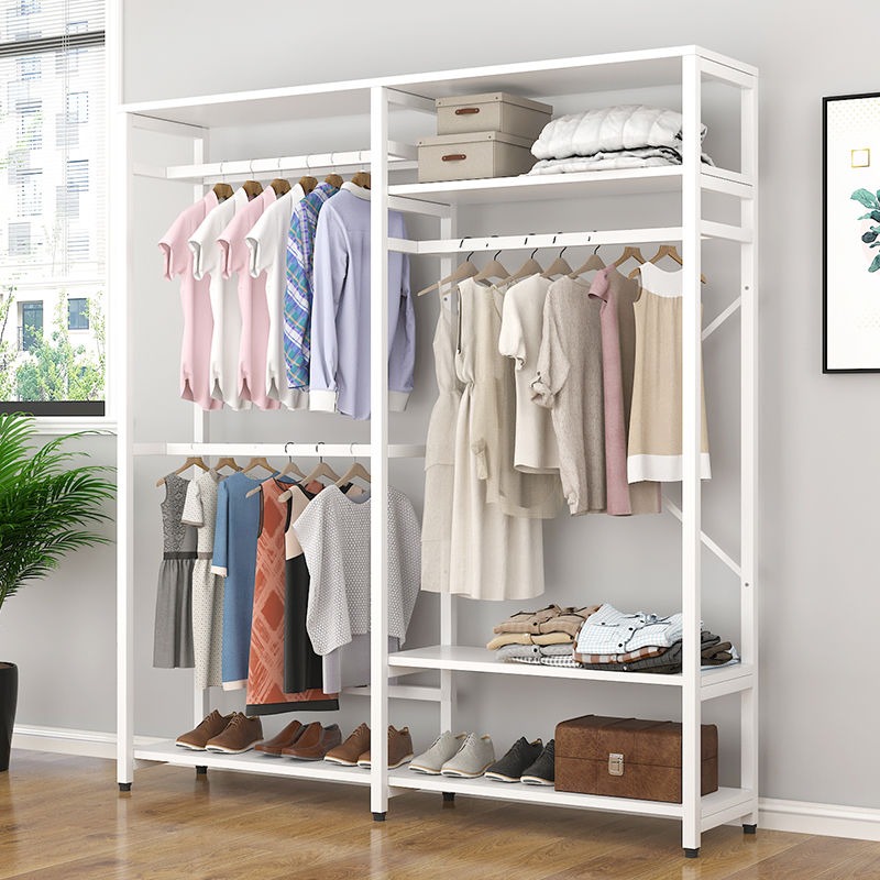 Clothes Rack Wardrobe Clothes Storage Rack Hanger Clothes Cabinet Floor ...