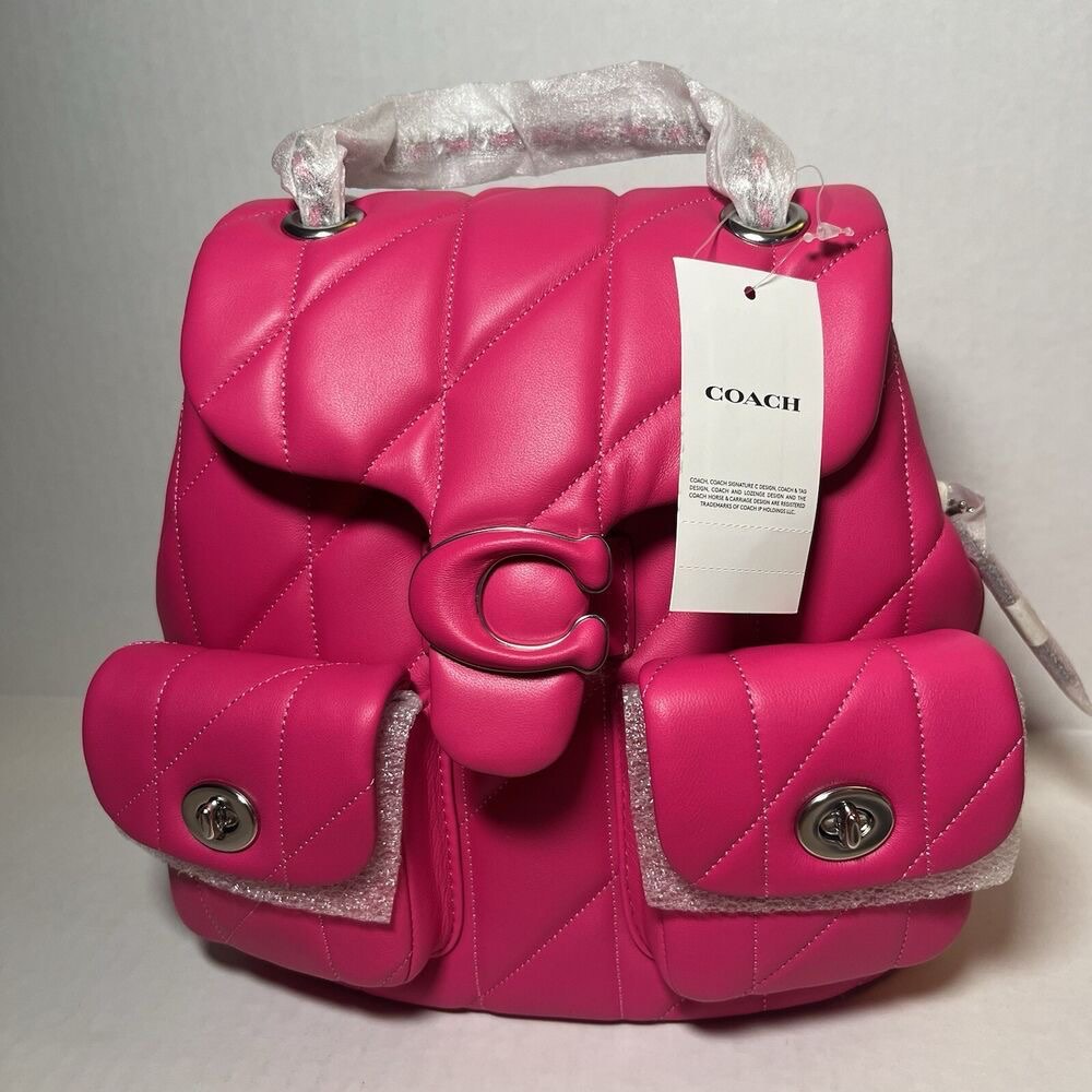 Coach quilted tabby backpack, Women's Fashion, Bags & Wallets ...