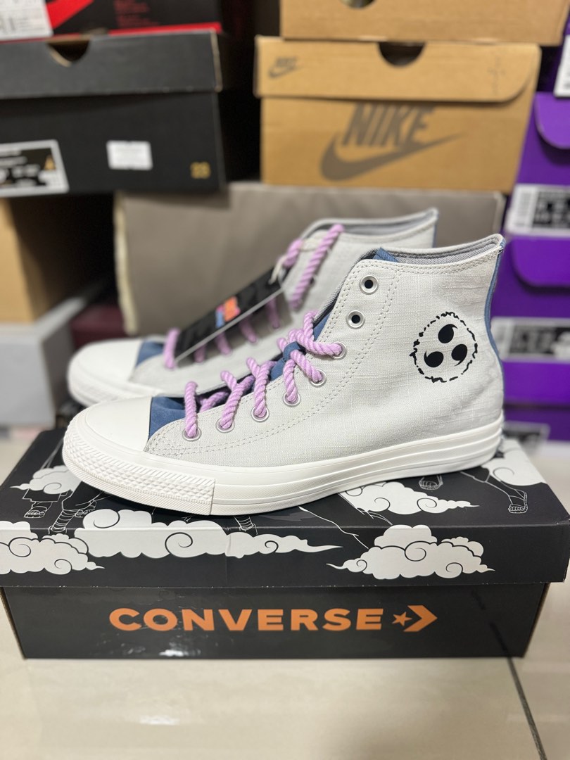Converse x Naruto (Sasuke Edition), Men's Fashion, Footwear, Sneakers ...