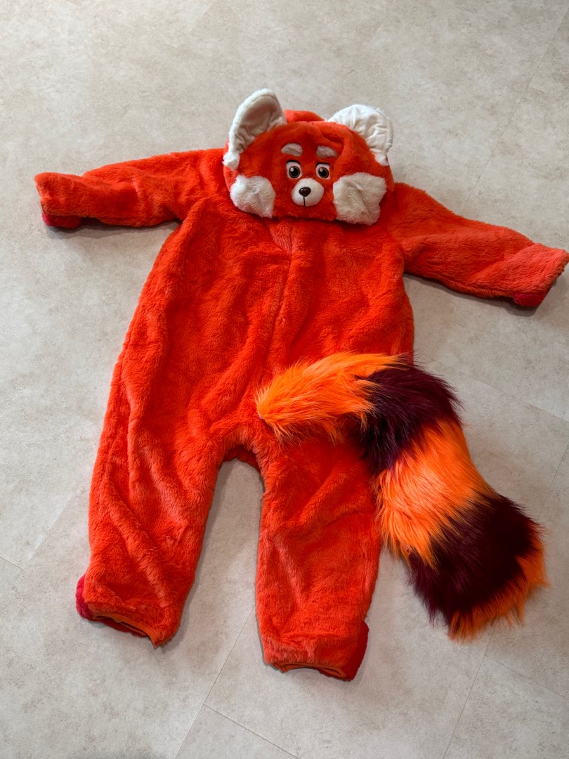 Disney Red Panda Costume, Babies & Kids, Babies & Kids Fashion on Carousell