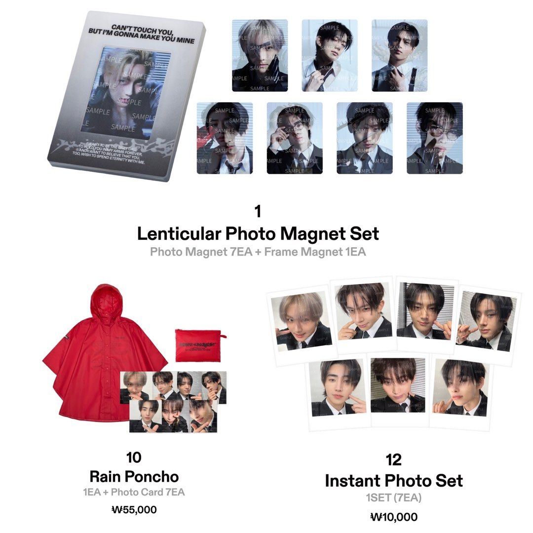 enhypen desire:unleashed pop up merch pcs jungwon heeseung jay jake ...