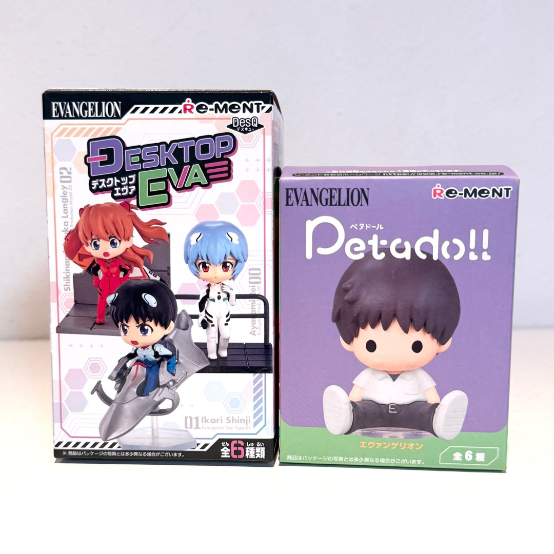 Evangelion rement re-ment petadoll blind box shinji rei asuka kaworu ...