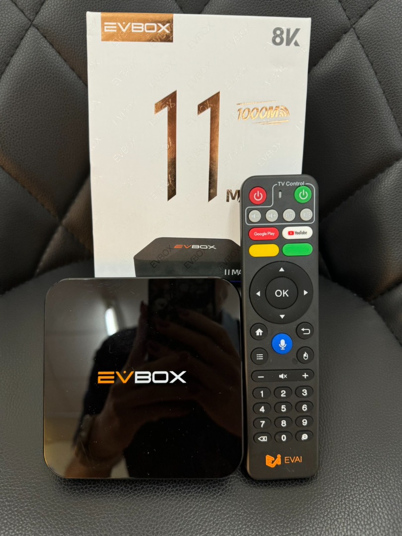 【艾爾巴二手】EVBOX 11MAX 易播盒子 4G/64G 純淨版 #二手電視盒#保固中#大里店 B4121, 電視及其他電器 , 電視及其他電器 , 藍光及播放器在旋轉拍賣