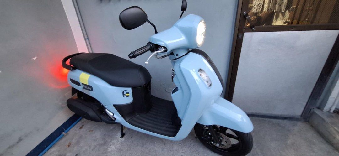 FAZZIO 125 (sky blue), Motorbikes, Motorbikes for Sale on Carousell