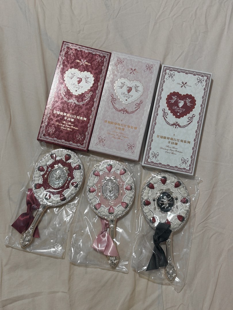 Flower Knows Strawberry Cupid Mirror, Furniture & Home Living, Home ...