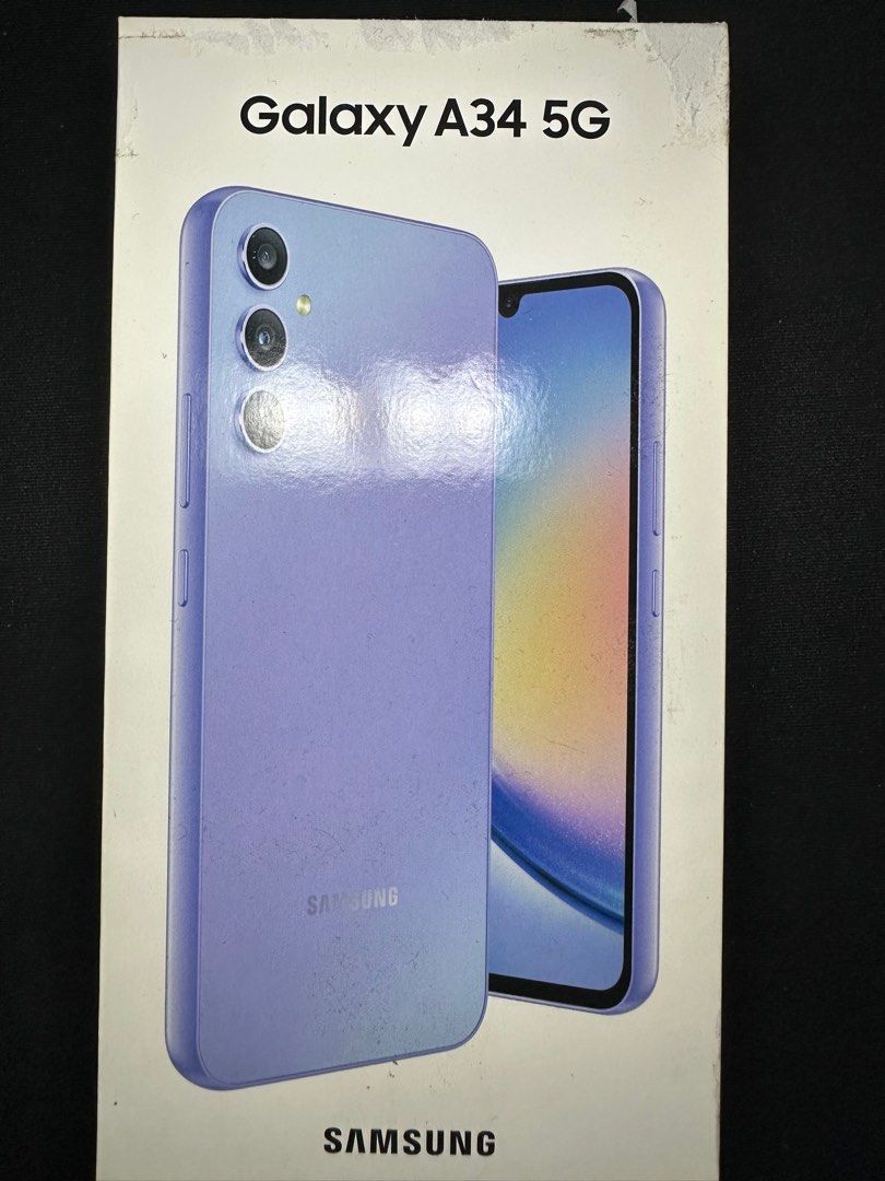 Galaxy A34 5G Awesome Violet 128GB, Mobile Phones & Gadgets, Mobile ...