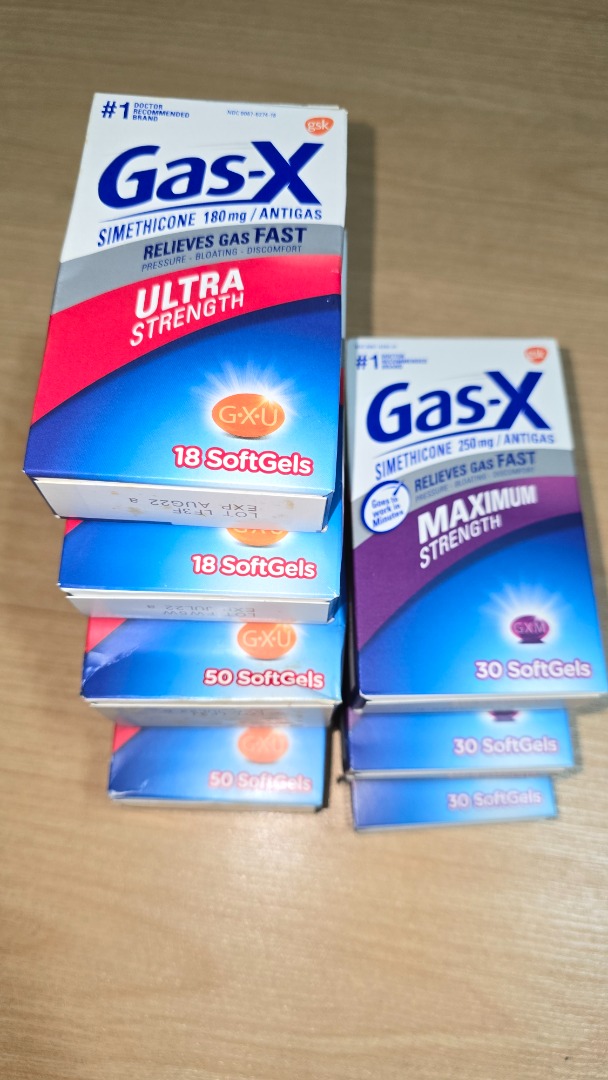 GasX Semithicone Antigas Tablets, Health & Nutrition, Health ...