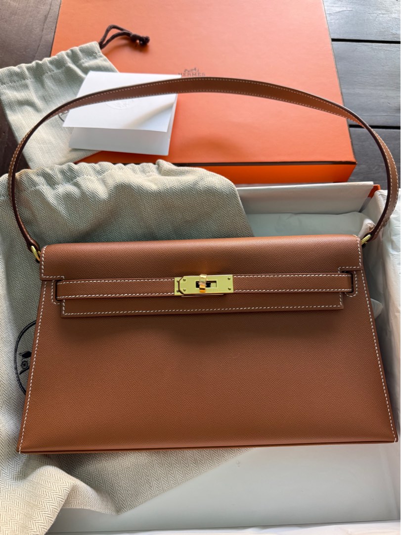 Hermes Kelly Elan Gold GHW, Women's Fashion, Bags & Wallets, Purses ...