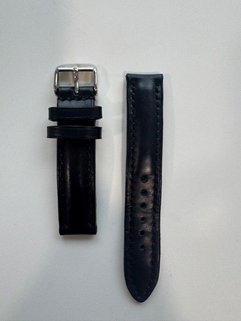 House of Straps Horween Chromexcel Black Full Padded Leather Watch ...