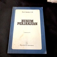 hukum perjanjian prof Subekti SH ORIGINAL, Buku & Alat Tulis, Buku di ...