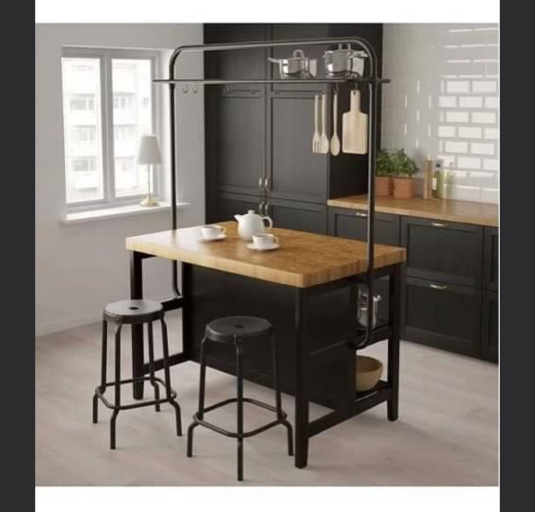 Ikea Vadholma breakfast table / kitchen island centerpiece, Furniture ...