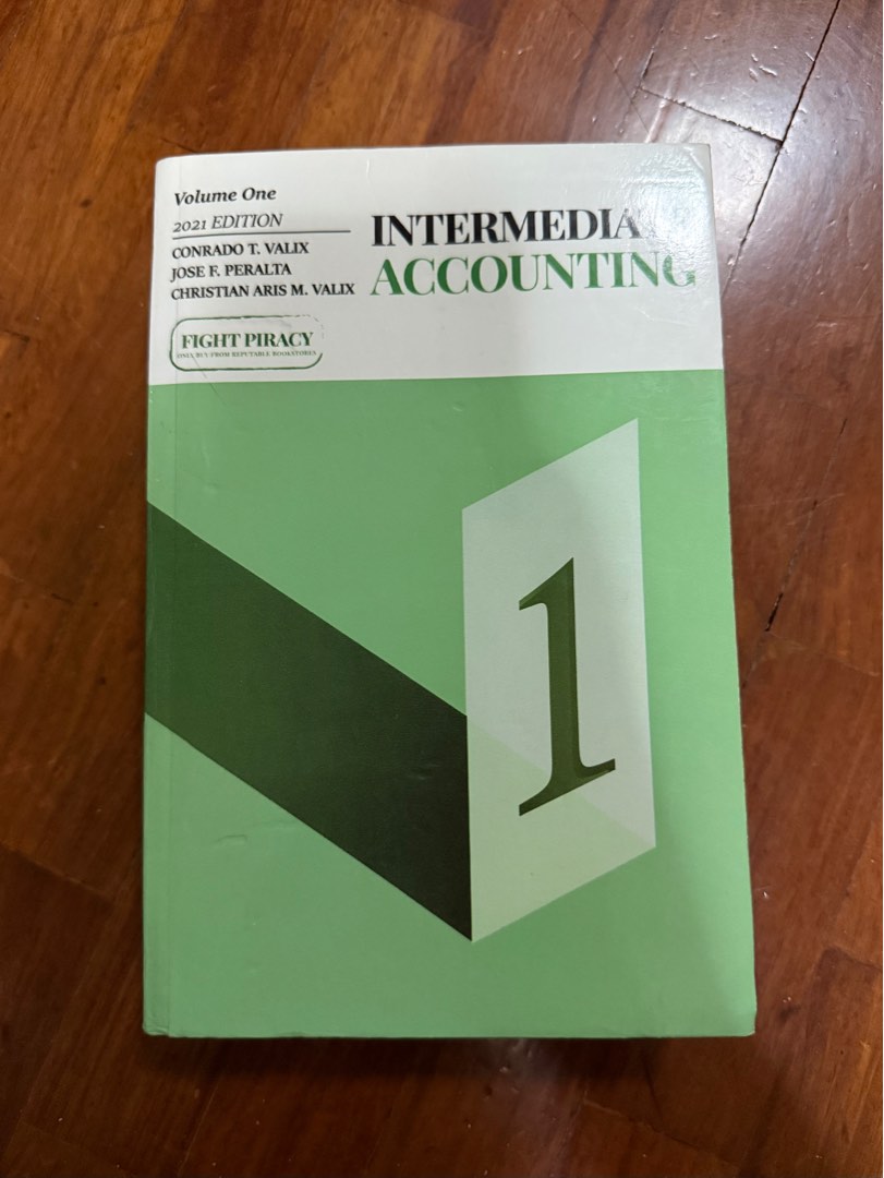 Intermediate Accounting Vol 1 by Valix 2021, Hobbies & Toys, Books & Magazines, Textbooks on ...