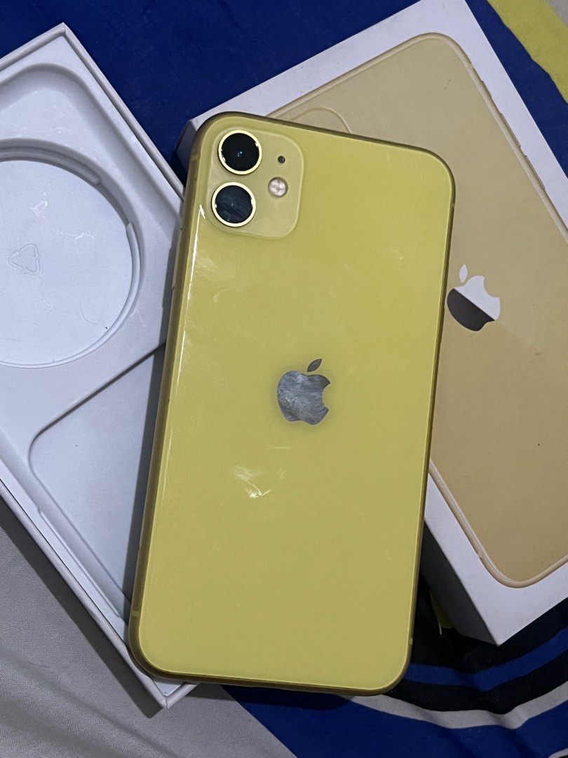 iphone 11 128gb kuning, Telepon Seluler & Tablet, iPhone, iPhone 11 ...