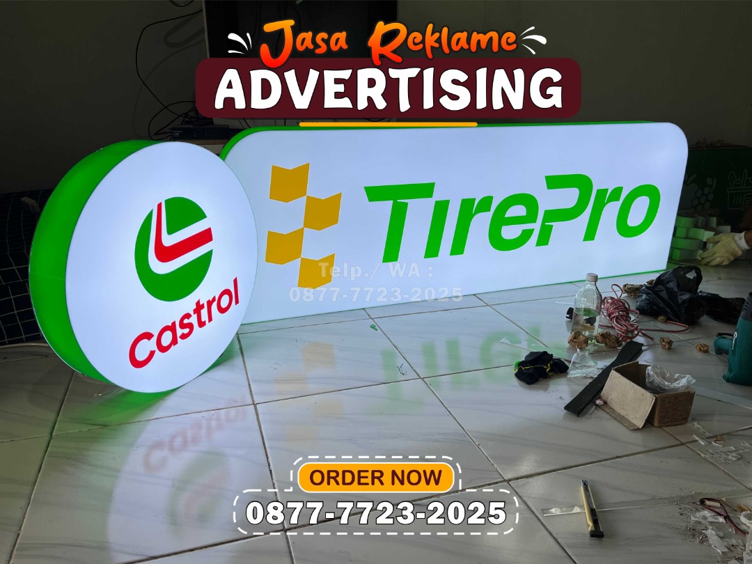 Jasa Reklame Advertising Jakarta | Neon Box & Custom Huruf Timbul ...