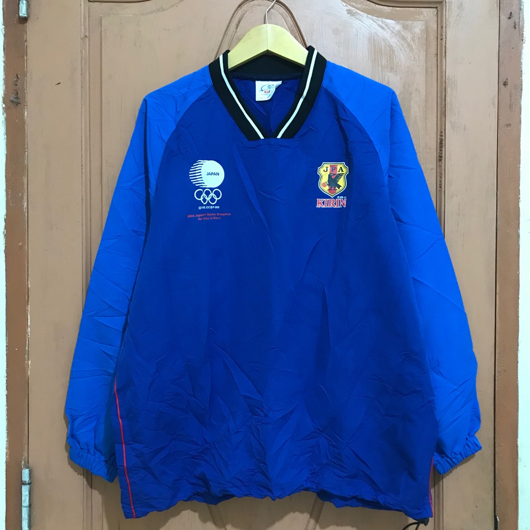 Japan Olimpiade Athena 2004 windbreaker, Fesyen Pria, Pakaian , Atasan ...