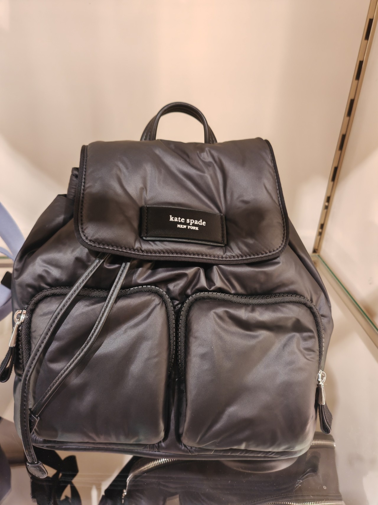 Kate Spade Puffed Backpack KH065, Luxury, Bags & Wallets on Carousell