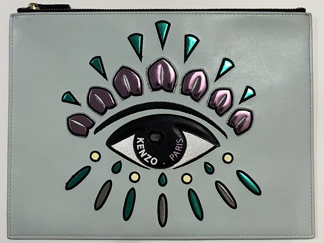 Kenzo Eye Clutch Bag, Luxury, Bags & Wallets on Carousell
