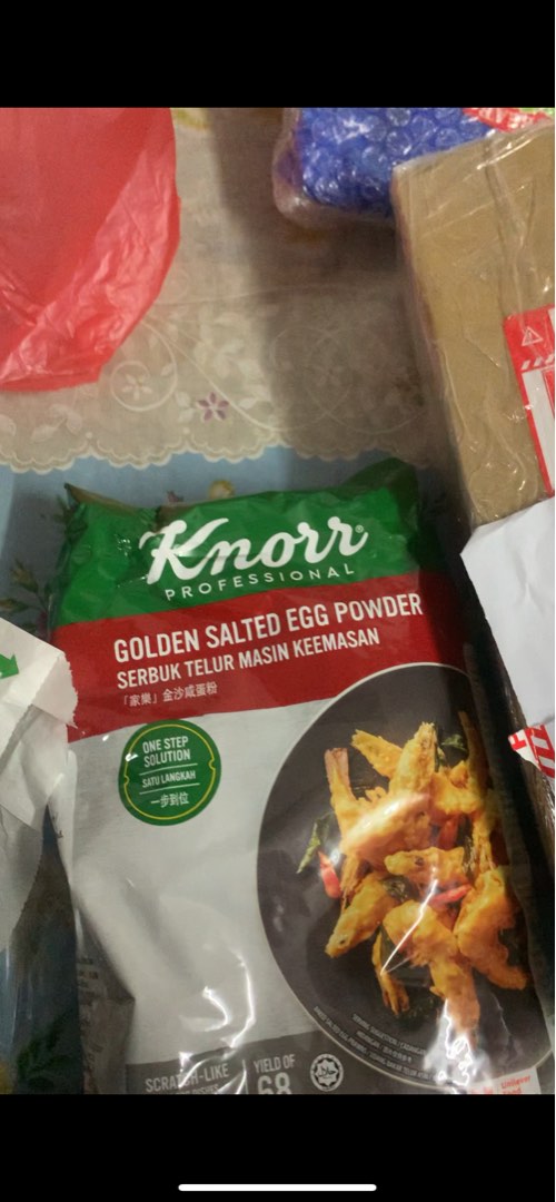 KNORR GOLDEN SALTED EGG POWDER 800g, Food & Drinks, Packaged & Instant ...