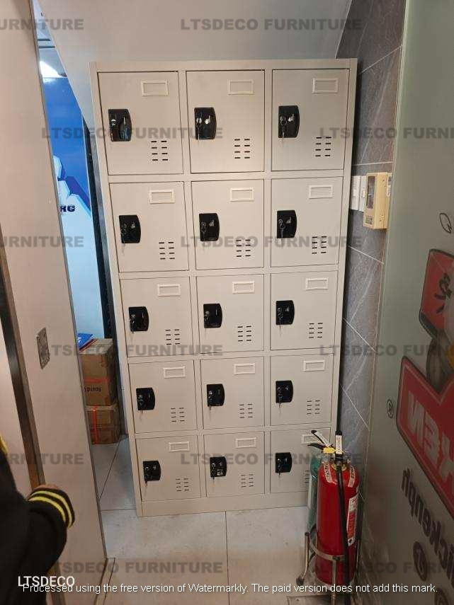 *LOCKER 15 DOOR NEW | MANUFACTURER SUPPLIER | OFFICE PARTITION | OFFICE FURNITURES, Furniture ...
