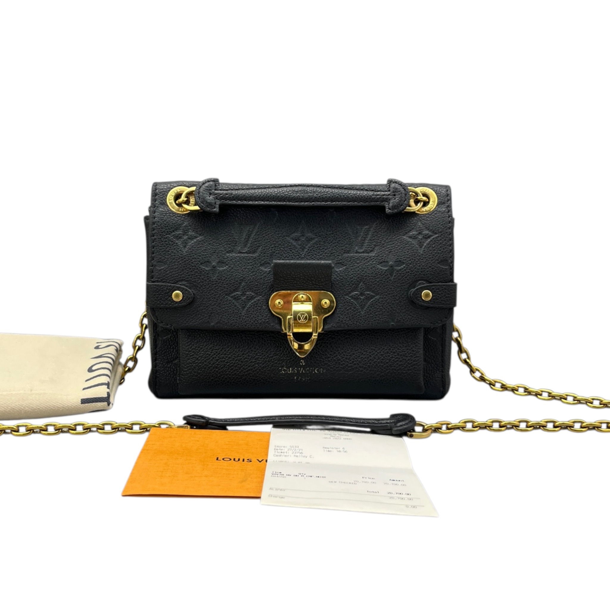 Louis Vuitton Vavin BB in Black Empreinte Leather, Luxury, Bags ...