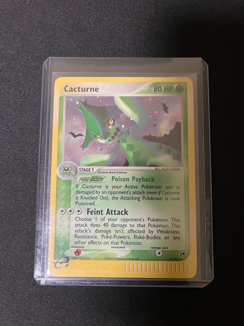 [LP]Cacturne Holo Sandstorm, Hobbies & Toys, Toys & Games on Carousell