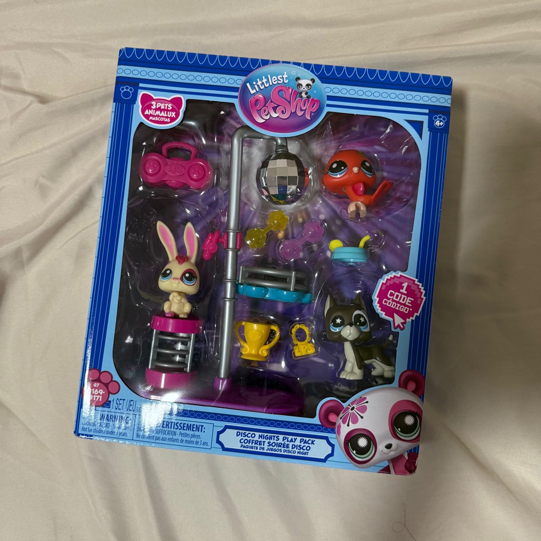 LPS Littlest Pet Shop Wave 3 Disco Nights Set, Hobbies & Toys, Toys ...