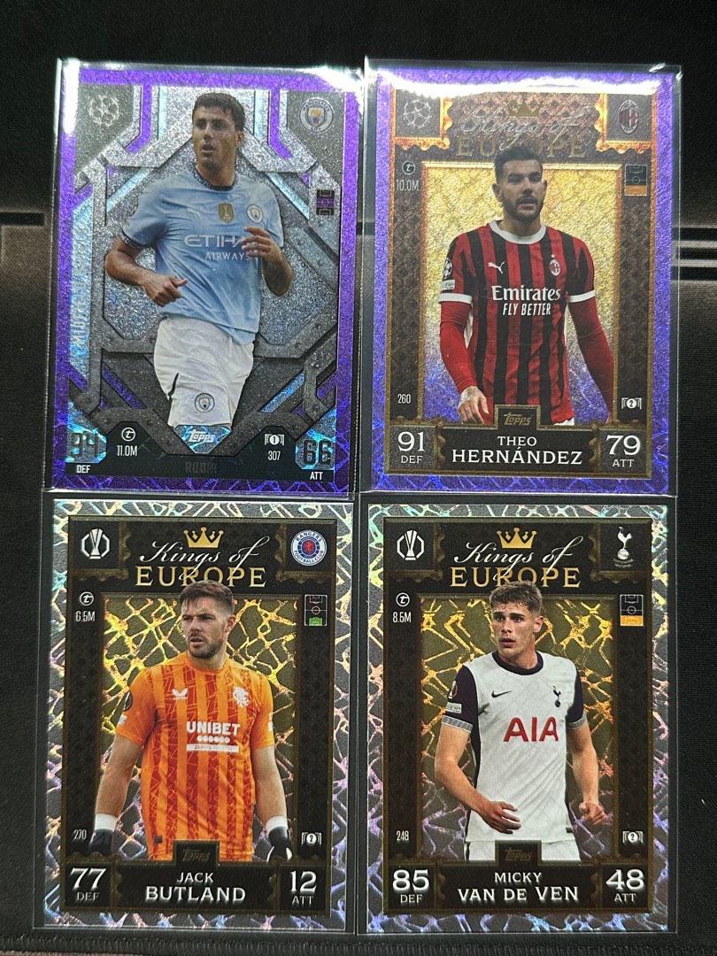 Match Attax 24/25 Kings of Europe Inserts and Foils!, Hobbies & Toys ...
