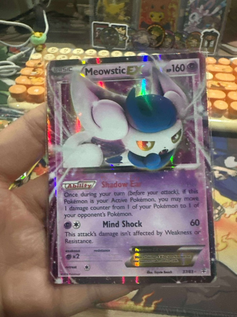 Meowstic EX #37 Pokemon Generations, Hobbies & Toys, Toys & Games on ...