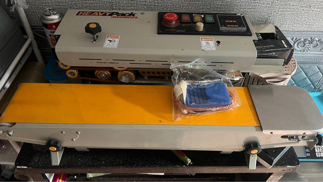 MESIN SEALING / CONTINOUS BAND SEALER / MESIN SEGEL PLASTIK HEAVYPACK ...
