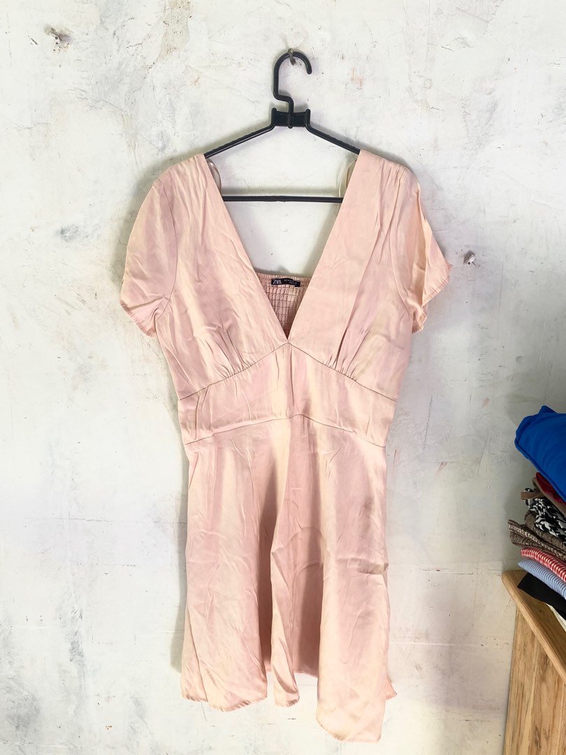 MINI DRESS ZARA, Fesyen Wanita, Pakaian Wanita, Gaun & Rok di Carousell