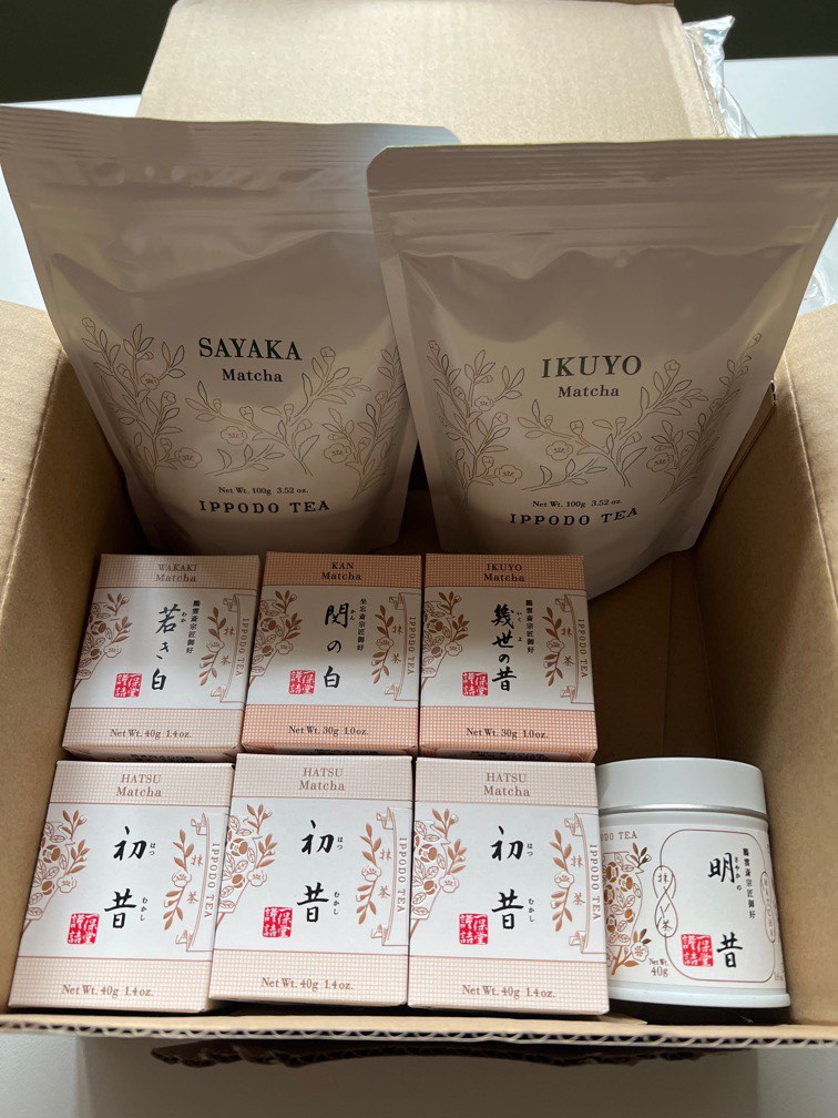 Newly Arrived Ippodo Matcha( hatsu, ikuyo, sayaka, kan and wakaki ...