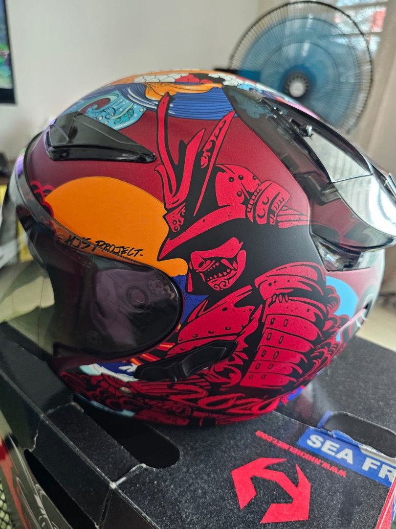 NHK KOI FISH X SAMURAI HELMET, Everything Else, Others on Carousell