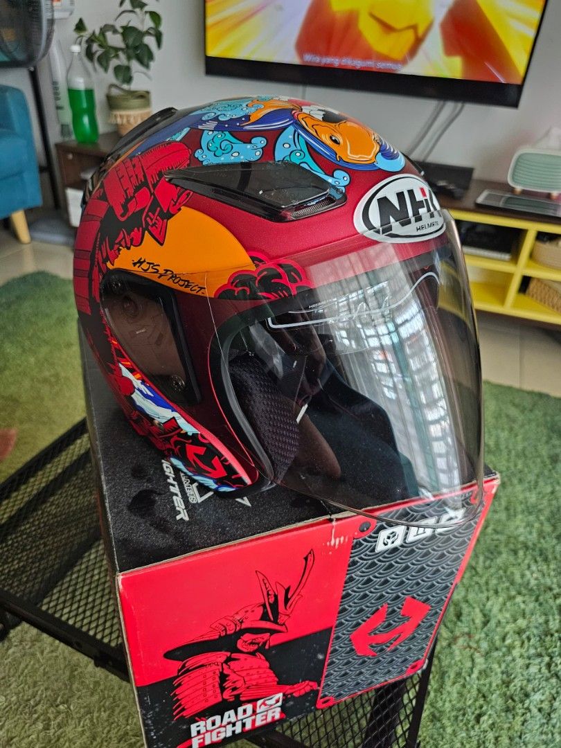 NHK KOI FISH X SAMURAI HELMET, Everything Else, Others on Carousell
