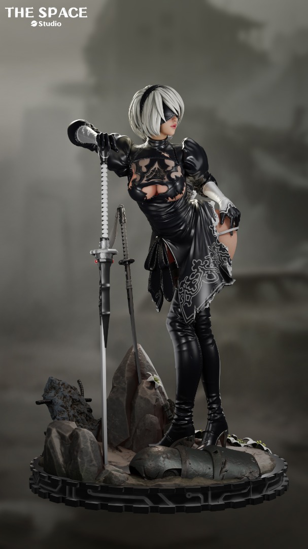 NieR:Automata | 2B | The Space Studio | 【FREE Shipping - PO】GK Figurine ...