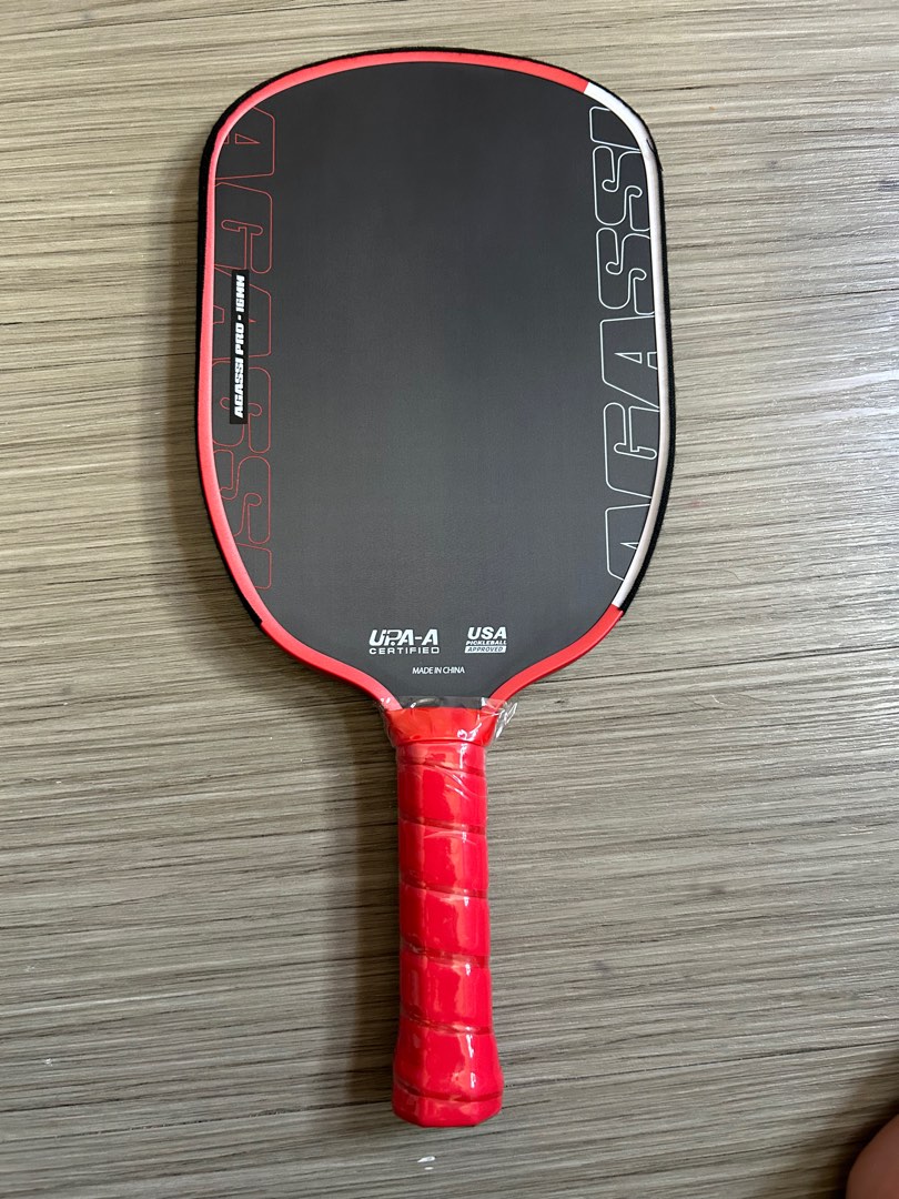 OEM Agassi Pro 16mm Pickleball paddle Power/Spin, Sports Equipment ...