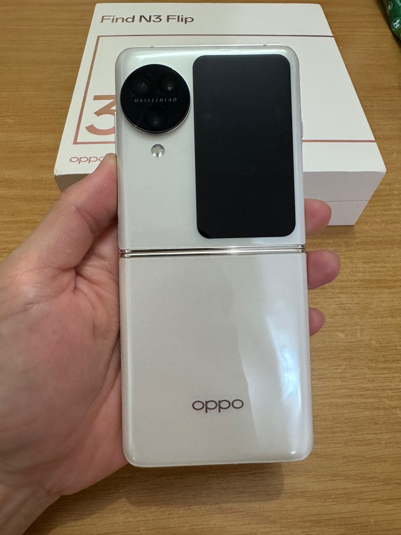 Oppo Find N3 Flip Cream Gold 256GB, Mobile Phones & Gadgets, Mobile ...