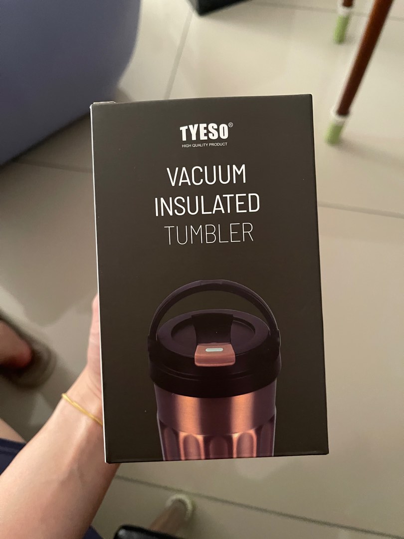 Original Tyeso Tumbler Stainless Steel Coffee Mug Insulated Vacuum Cup Water Bottle 400ml ...