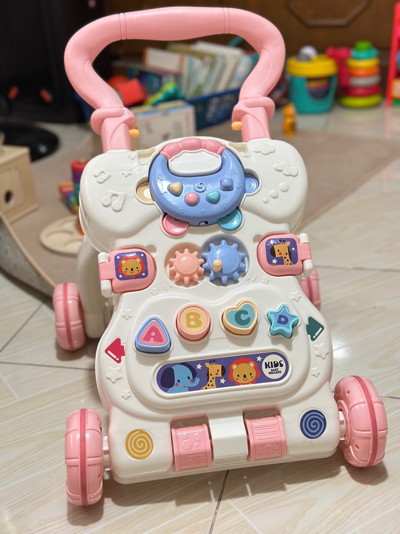 Pink Walker Push cart Trolley for Baby, Babies & Kids, Infant Playtime ...