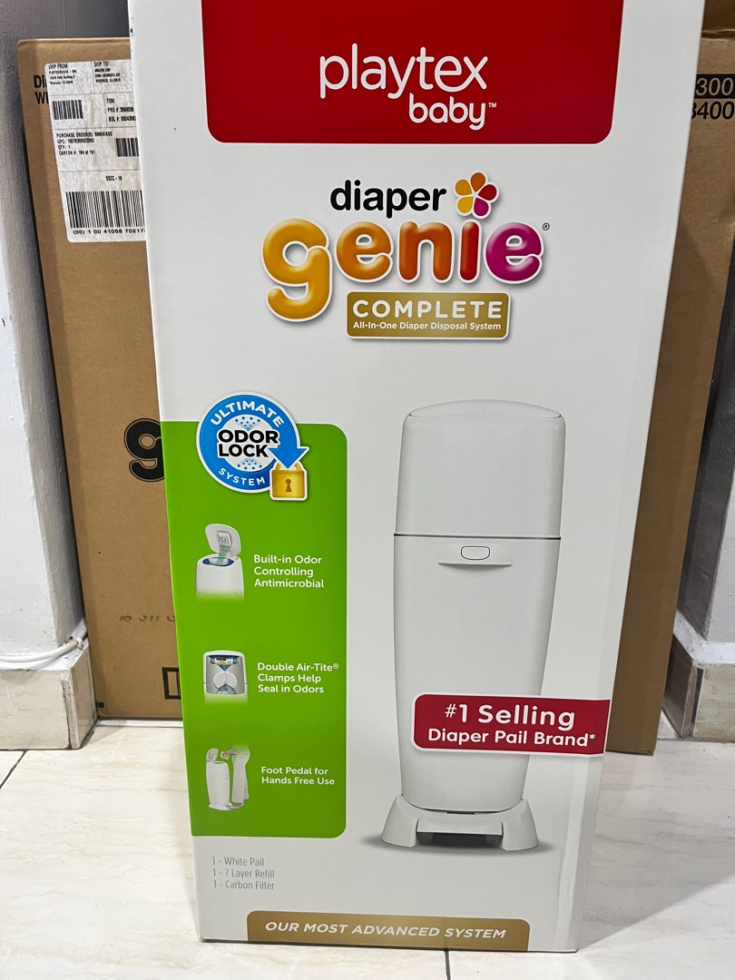 Playtex Diaper Genie Pail, Babies & Kids, Bathing & Changing, Diapers ...
