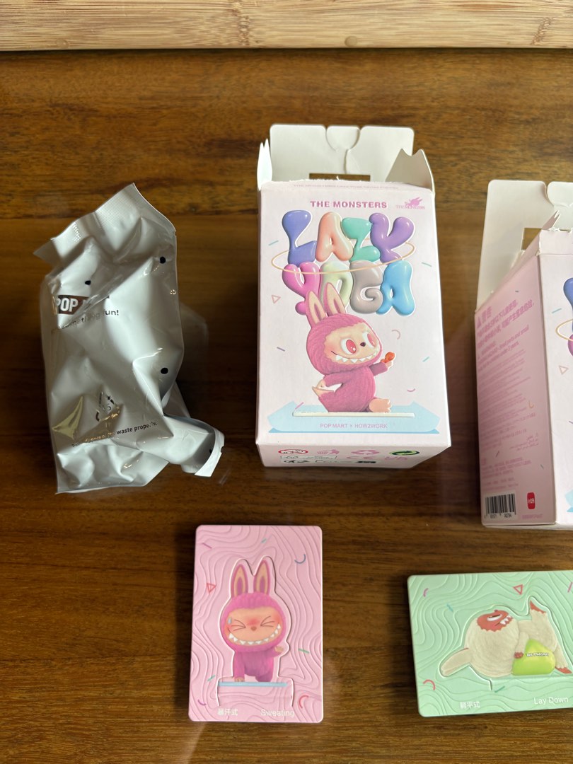 Popmart : Lazy yoga, Hobbies & Toys, Toys & Games on Carousell