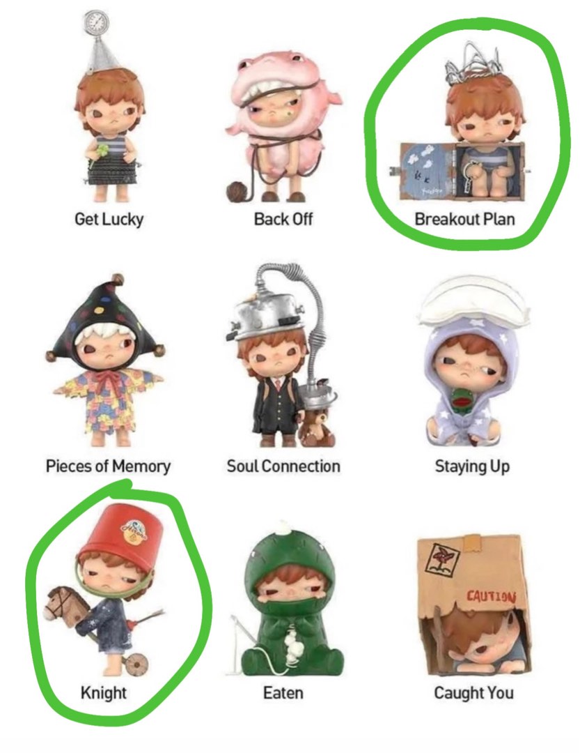 WTS (No PWP/Set) BNIB Hirono Echo Series Figures Popmart: Knight ...