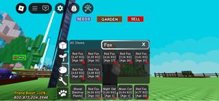 GROW A GARDEN - RED FOX, Video Gaming, Gaming Accessories, In-Game ...