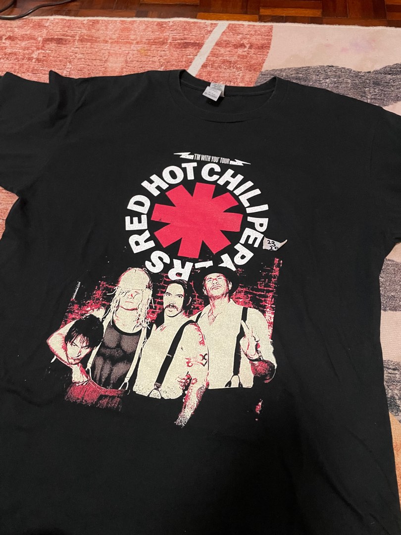 Red hot chili peppers band shirt, Men's Fashion, Tops & Sets, Tshirts ...